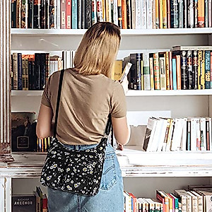 Kamo Crossbody Bag for Women - Multi-pocket Shoulder Bag Lightweight Messenger Bag Casual printed Purse Handbag Travel Bag