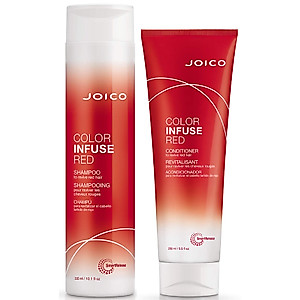 Joico Color Infuse Shampoo and Conditioner Set, Red, 10.1 Fl. Oz