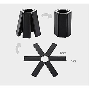 WOIWO High Temperature Resistant Pan Cushion New and Strange Folding Pot Plastic Pot Mat