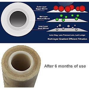 CFS COMPLETE FILTRATION SERVICES EST.2006 12 Pack of 5 Micron Sediment Filters (12) by CFS