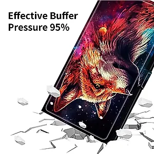 for TCL Tab Pro 5G Case/TCL TABMAX 10.4 Case Dluggs 360 Degree Rotating Smart Protective Stand Cover for 10.36" TCL Tab Pro 5G TCL-9198S/TCL TABMAX 10.4 9296Q,Astral Wolf