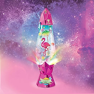 Canal Toys Style 4 Ever DIY Mood Lamp - Customizable Bubble Lamp with Color-Changing LED Lights, Glittery Bubbles, and Swirling Beads. Ages 6+