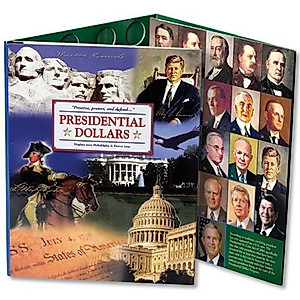 2007 P, D 2007-2020 Presidential Dollars 80 Coin Set in Full Color Littleton Coin Folder Dollar Set Uncirculated