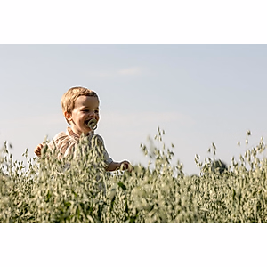 BIBS Pacifiers Colour Collection | Natural Rubber Baby Pacifier | Set of 2 BPA-Free Soothers | Made in Denmark | 6+ Months (Pack of 2) | Vanilla