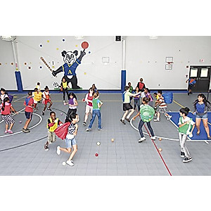 Sportime 6-Team Pursuit Ball Game, Set of 6 Goals and 72 Balls