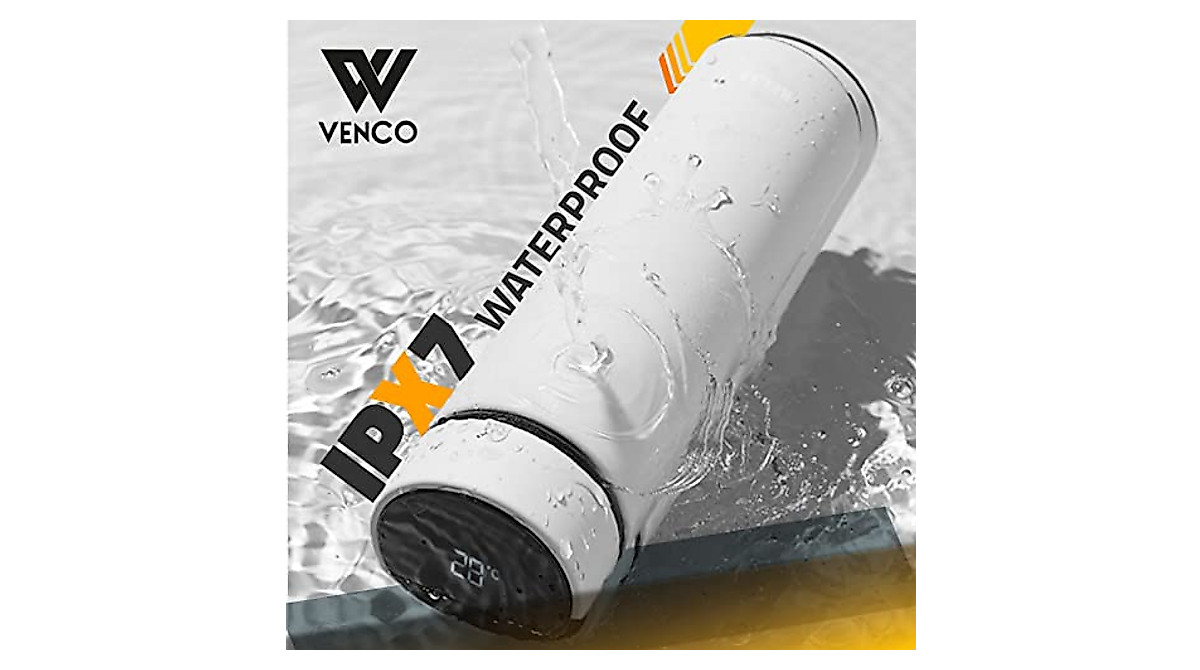 VENCO Smart Vacuum Flask with Digital Temp Control | 500ml Blue