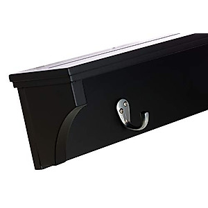 Kiera Grace Contemporary Floating-Shelves, Black