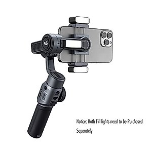 Zhiyun Smooth 5S Gimbal Stabilizer for iPhone 14 Pro Max Plus 13 12 X Xs Xr 8 Android Smartphone Gimbal Portable 3-Axis Handheld Phone Gimbal for Video YouTube Vlogging TikTok zhi yun Smooth 5 Upgrade
