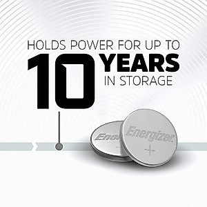 Energizer ECR2032 (CR2032) 3 Volt Lithium Coin Battery, On Tear Strip