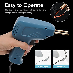 Biitfuu Portable Electric Welder Plastic for Repairing with 200 Welding Nails Electric Welder (US Plug 110V)