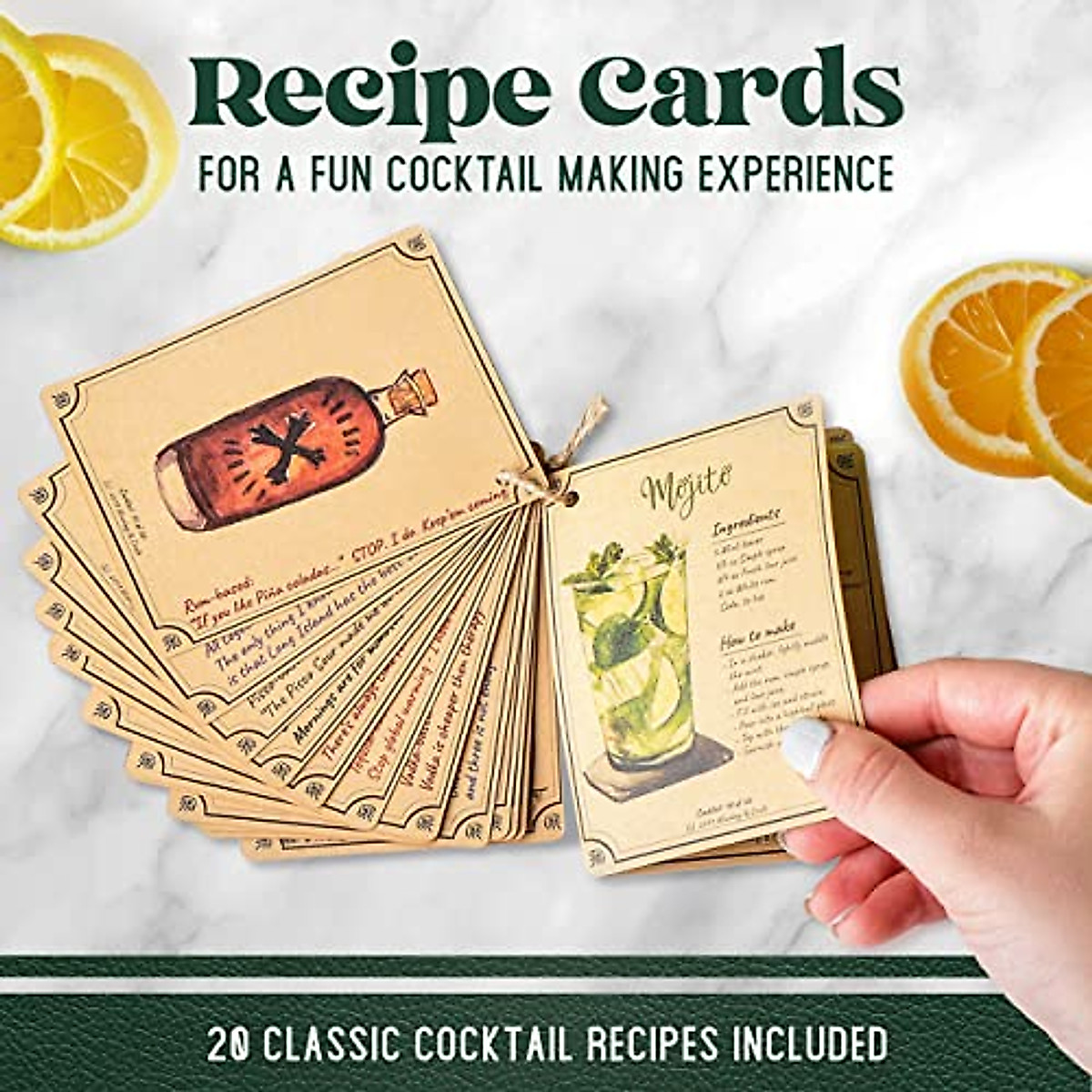 Mixology Cocktail Shaker Boston Shaker Set Professional Weighted Martini Shakers, Strainer and Japanese Jigger, Portable Bar Set for Drink Mixer Bartending, Exclusive Recipes Cards (Silver)