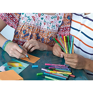 STABILO Pen 68 Mini Wallet of 18 colours - Premium felt-tip pen