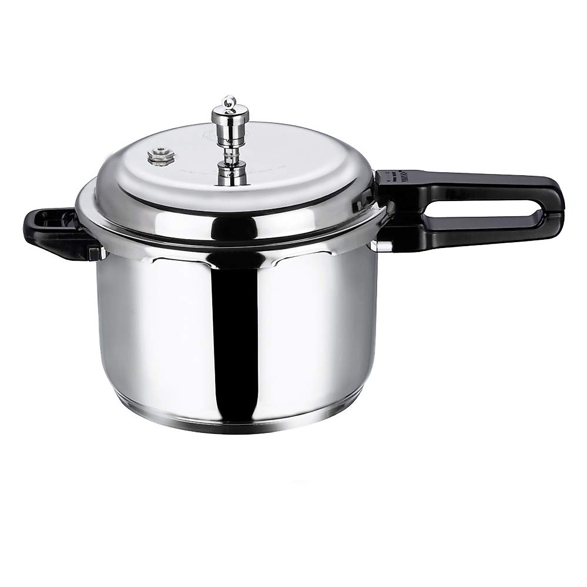 Vinod Pressure Cooker Stainless Steel – Outer Lid - 5 Liter – Induction Base Cooker – Indian Pressure Cooker – Sandwich Bottom – Best Used For Indian Cooking, Soups, and Rice Recipes, Quinoa