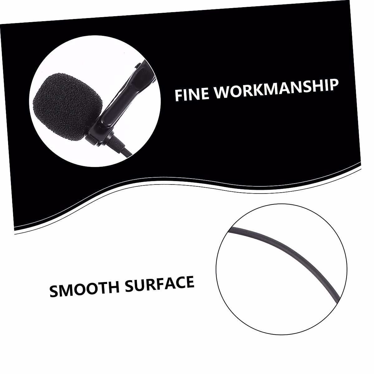 ERINGOGO Lavalier Microphone Mini USB Microphone Wireless Lavalier Mic Lapel Microphone Omnidirectional Lavalier Mic Omnidirectional Microphone Collar Clip Microphone USB-c Microphone TPE