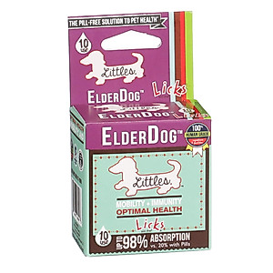 Licks Pill-Free ElderDog Small Breed Dog Senior - Older Dog Vitamins and Supplements - Joint & Immune Support Supplements for Dogs - Dog Coat & Digestion Supplement - Gel Packets - 10 Use