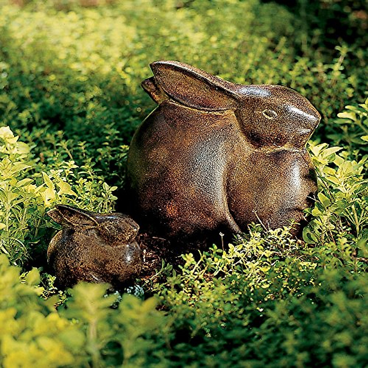 Achla Designs Moon Bunny Garden Statue, Small