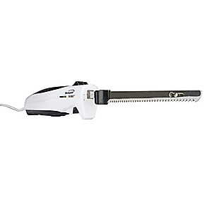 Brentwood Electric Carving Knife, 7-inch, White