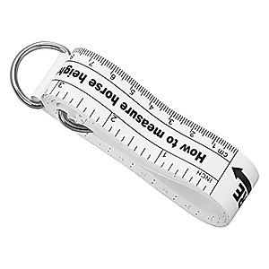 QUEEN KING Horse Measuring Tape for Height and Weight Multifunctional Measuring Stick Horse Weight Tape PVC Weight Tape 8.2ft Long
