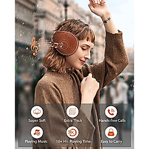 MUSICOZY Bluetooth 5.2 Headband Sports Sleep Headphones, Bluetooth Ear Muffs for Winter Side Sleepers Workout Running Insomnia Travel Yoga Office Cool Gadgets Tech Unique Gifts, 2 Pack