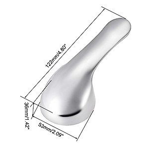 uxcell Faucet Lever Handle,40mm Cartridge Electroplating Single Lever Handle Faucet Kit