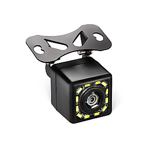 XINLIYA Backup Camera for Car, Car Rear View Reverse Camera 12 LED Night Vision, Waterproof Dustproof 170°Wide Angle Universal for Cars, SUVs, Vehicles, Trucks