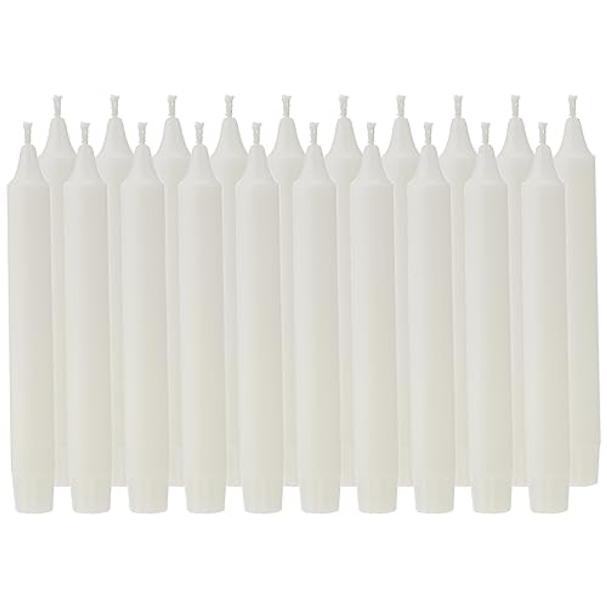 Ikea Candle Chandelier Stick (20 Pack) Unscented White, 7.5"
