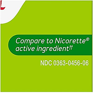 Walgreens Coated Nicotine Gum 2mg, Mint 160 ea