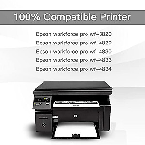 BeOne 822XL Magenta Remanufactured Ink Cartridge Replacement for Epson 822 XL 822XL T822 T822XL to Use with Workforce Pro WF-3820 WF-4820 WF-4830 WF-4834 (1 Magenta)