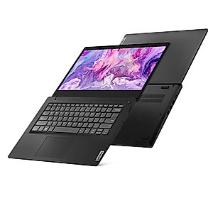 Lenovo 2020 IdeaPad 3 14.0" HD LED Non-Touchscreen Laptop PC, Intel Pentium Gold 6405U Dual Core Processor, 4GB DDR4 RAM, 128GB SSD, HDMI, Webcam, WiFi, Bluetooth 5, Windows 10 S, Black