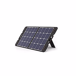 VDL Portable Solar Panel 100W - 20V Foldable Solar Panel with Kickstand, Folding Solar Charger Waterproof for for Portable Power Staion/RV/Marine Rooftop