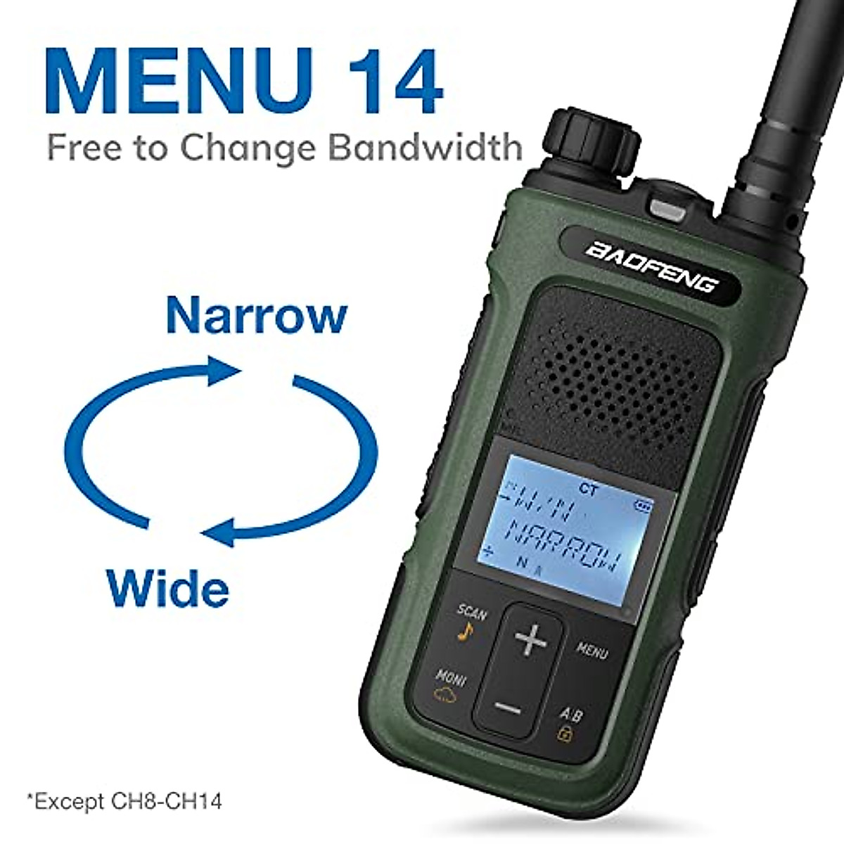 BAOFENG G11S GMRS Radio, NOAA Weather Radio Walkie Talkie Rechargeable, Long Range Two Way Radio with Earpiece, DIY GMRS Repeater Channels, Rechargeable GMRS Handheld Radio, 1 Pair