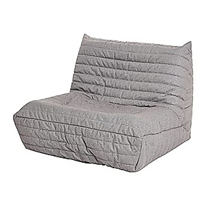 Main + Mesa LoBoh One Seater Modular Sofa/Accent Chair; Premium Foam-Filled, 70's Bean Bag Chair Alternative