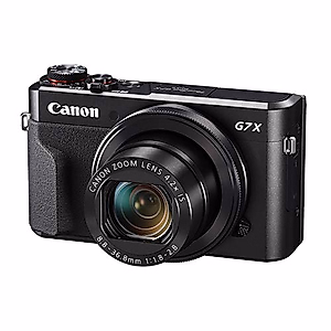 Canon PowerShot G7 X Mark II Digital Camera 20.1MP with 4.2X Optical Zoom Full-HD Point and Shoot Kit Bundled with Complete Accessory Bundle + 64GB + Monopod & More - International Model (Renewed)
