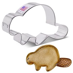 Beaver Cookie Cutter, 4" Made in USA by Ann Clark