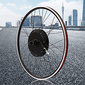 HarBin-Star Electric Bike Conversion Kit, 48V 1200W 700C Front Wheel Powerful Motor E-Bike Conversion Kit, Electric Bicycle Motor Kit Dual Mode Controller W/LCD Display Twist Throttle PAS