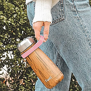 S'well Traveler Handle, Pink Topaz - On The Go Accessory for Your Bottle - Innovative Design and Flexible Grip Crafted from BPA-Free Soft Silicone