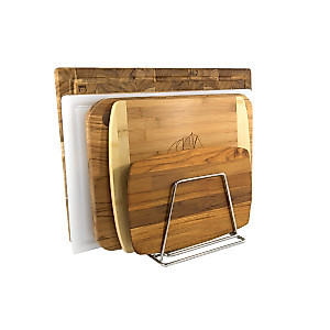 Commercial Cutting Board Rack - Stainless Steel, No Rusting - Holds 6 Small Boards