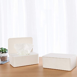 Onebycitess Baby Wipes Dispenser, Baby Wipes Case Holder Keeps Diaper Wipes Fresh Non-Slip Wipe Container Three-Layer Seal Design Prevent Moisture Loss (Black)