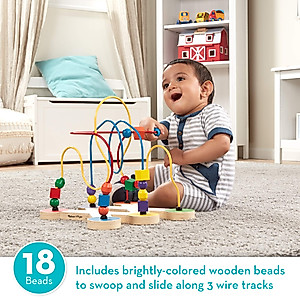 Melissa & Doug Classic Bead Maze - Wooden Educational Toy