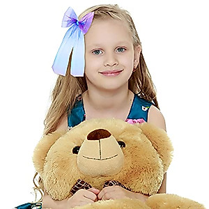 5 Rolls Rainbow Glitter Tulle Rolls Gradient Fabric Ribbon Netting Fabric Tulle Spool Shiny Sewing Craft Fabric Glitter Ribbon for Sewing Crafting Fabric Wedding Birthday Baby Shower, 3 Inch x 10 Yard