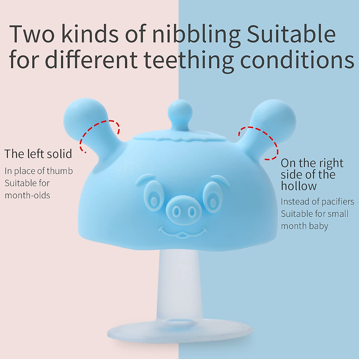 Baby Teething Toy, Teething Relief Pacifier, Baby Chew Toys for Sucking Needs