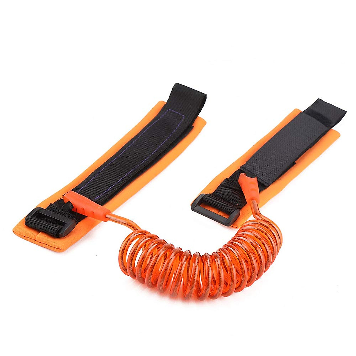 Anti Lost Wrist Link, Toddler Wrist Leash, Child Safety Wrist Leash, Anti Lost Rope Walking Harness for Kids, Maximum Length 1.5m (Blue+Orange)