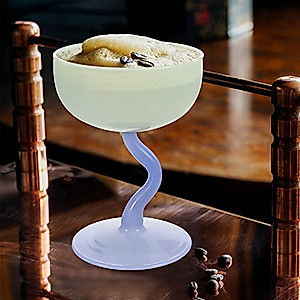 UPKOCH Trifle Bowl Trifle Bowl Mini Frodge Footed Ice Cream Cup Glass Dessert Cup Fancy Cocktail Glasses Decorative Bowl for Parfait Sundae Pudding Mousse Blue Trifle Bowl Mini Frodge Mini Frodge