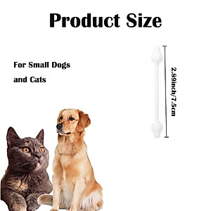 Fetizrin 110 Pcs Dog Ear Cleaner Cotton Buds for Dogs Cat Ear Cleaner Tool Gourd Shaped Swabs Cotton Sticks for Pet's Ear