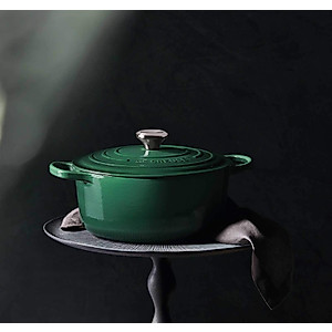 Le Creuset Signature Enameled Cast-Iron Dutch Oven, Saucepan, And Skillet 5 Piece Bundle Set - Artichaut
