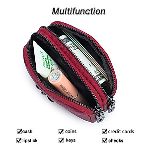 (Bundle of 2 Sets) imeetu Small Women Coin Pouch and Credit Card Holder Wallet