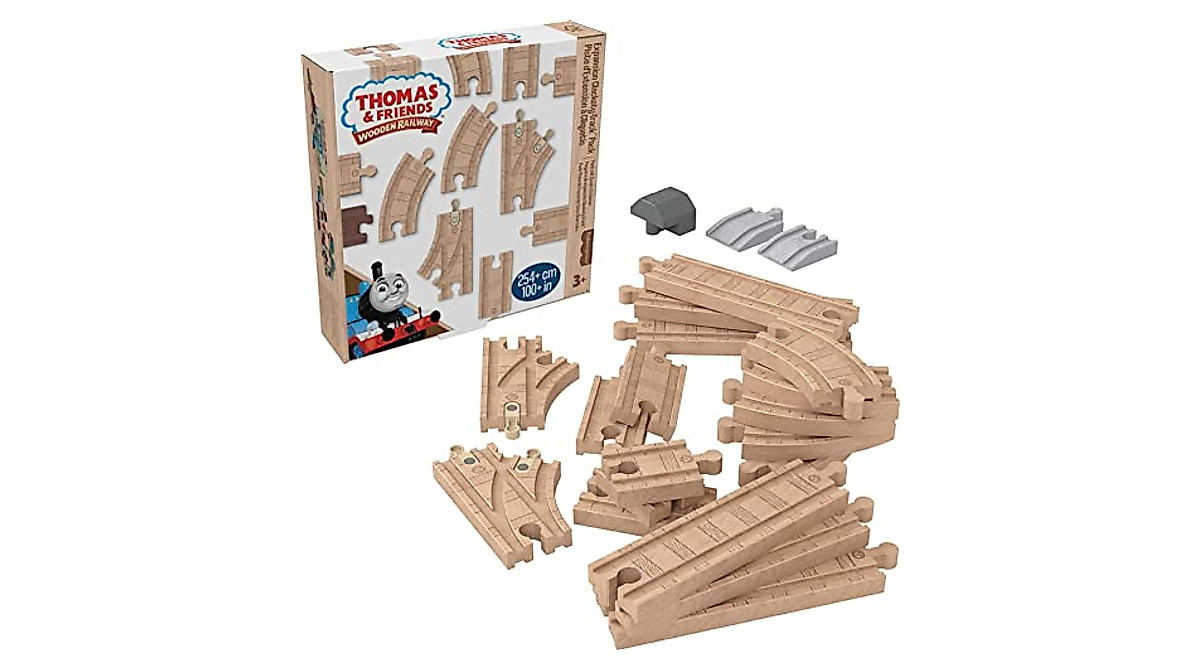 Expand Thomas Wooden Railway: Clackety Track Pack 22 Pcs