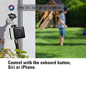 Eve Aqua – Apple HomeKit Smart Home, Smart Water Controller for Sprinkler or Irrigation System, Automate with Schedules, Bluetooth and Thread, App Compatibility