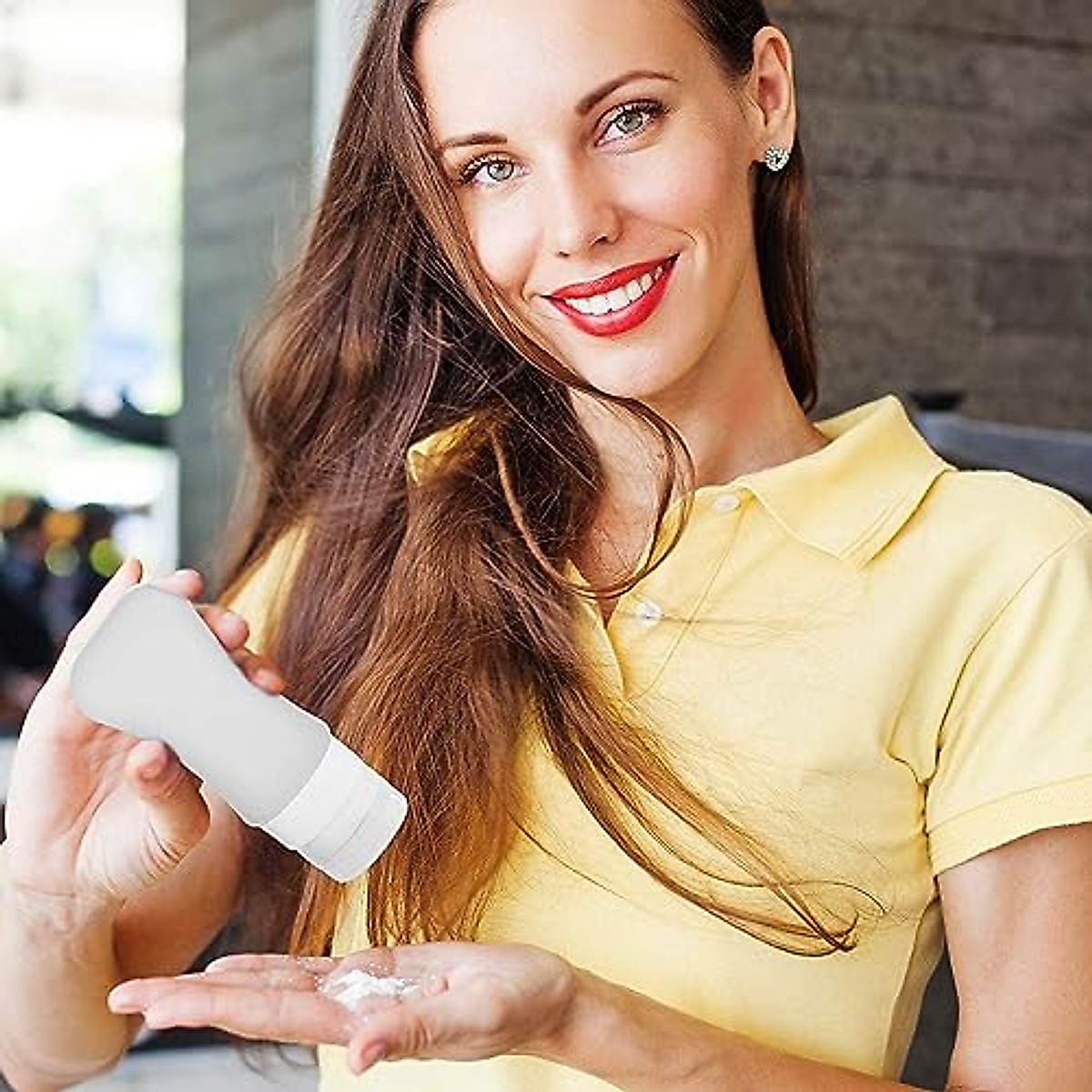 YICTEK Travel Size Bottles Kit for Toiletries, TSA Approved Silicone Travel Shampoo And Conditioner Bottles Set Leak Proof Squeezable Travel Accessories for Toilietries