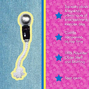 Doggy Parton Black Microphone Toy - O/S